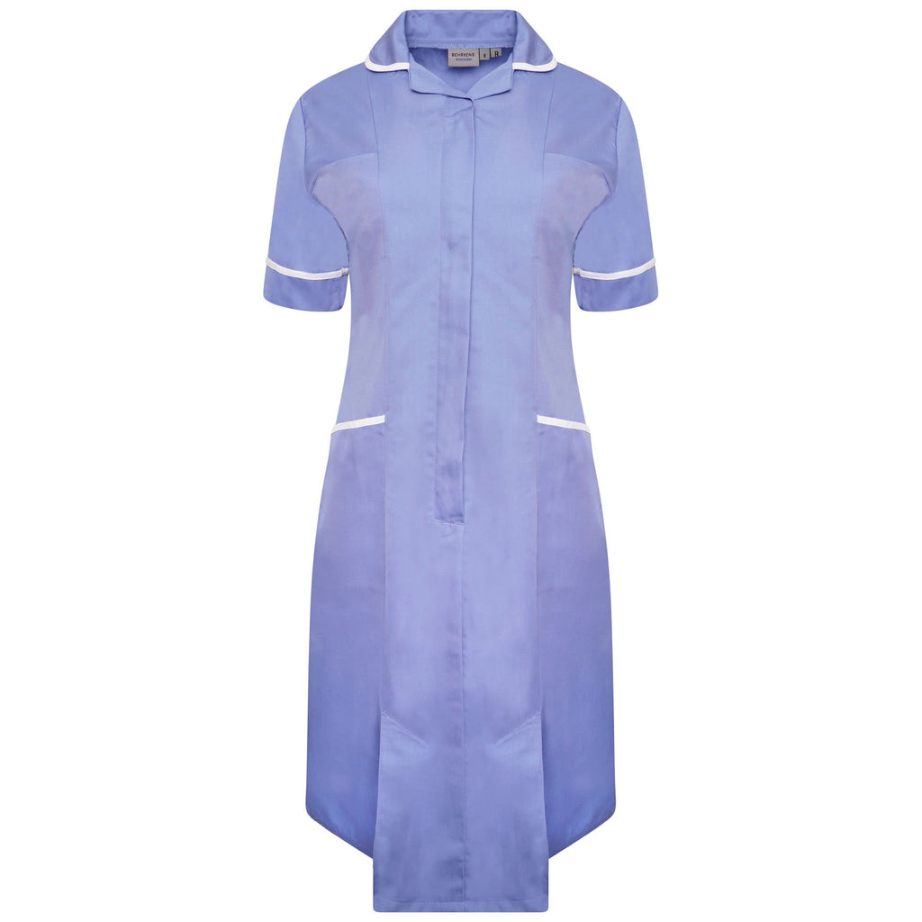 NCLD - Metro Blue Healthcare Dress (White Trim) – The Staff Uniform Company