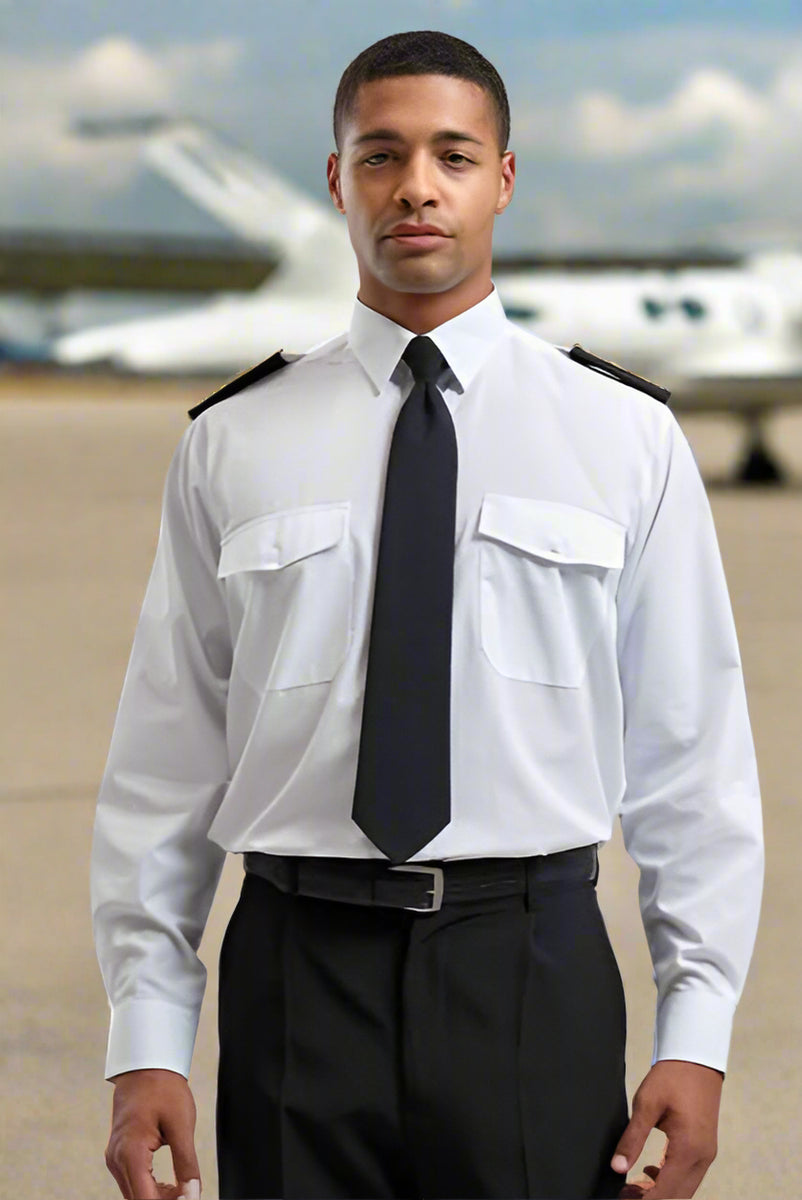 PR210 - Long Sleeve Pilot Shirt – The Staff Uniform Company